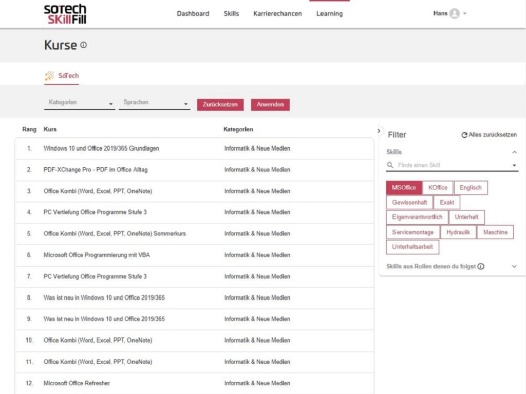 SkillFill | SoTech Network